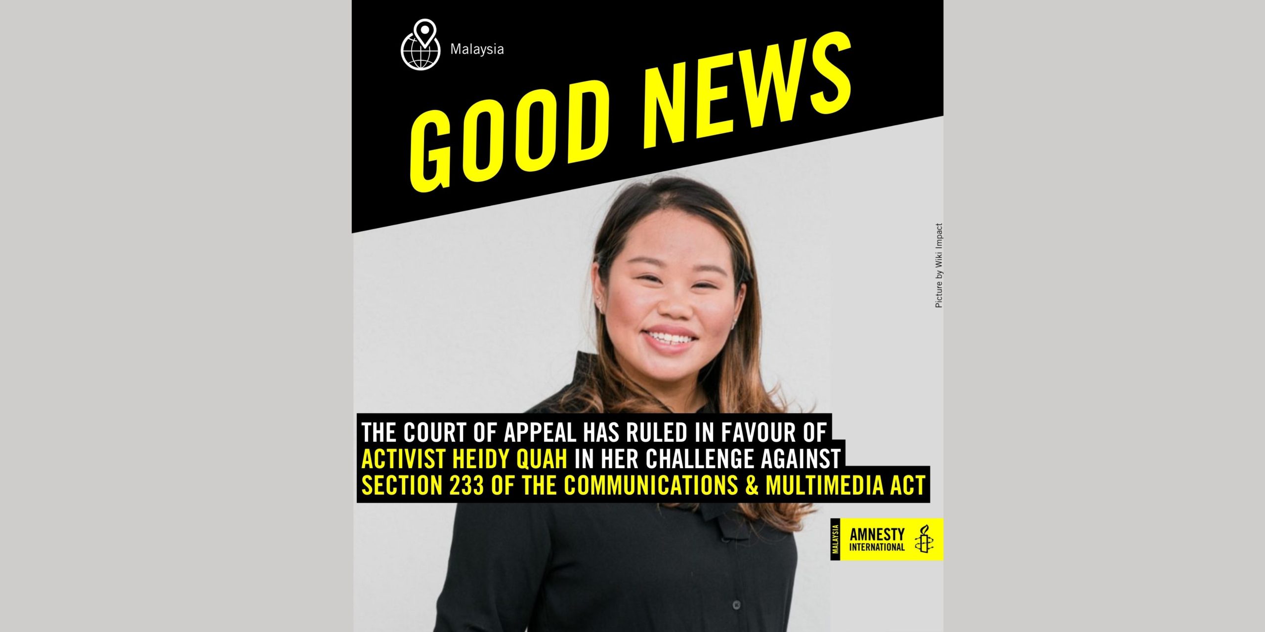 HEIDY QUAH’S COURT VICTORY A WIN FOR ALL MALAYSIANS SPEAKING TRUTH TO ...